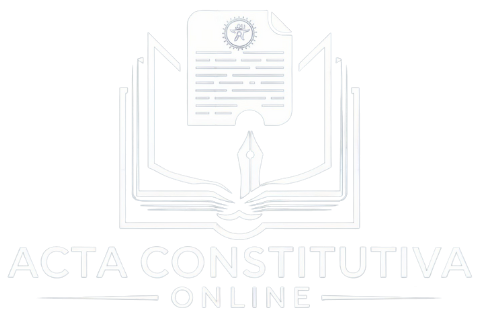 Redacción Del Acta Constitutiva - Acta Constitutiva